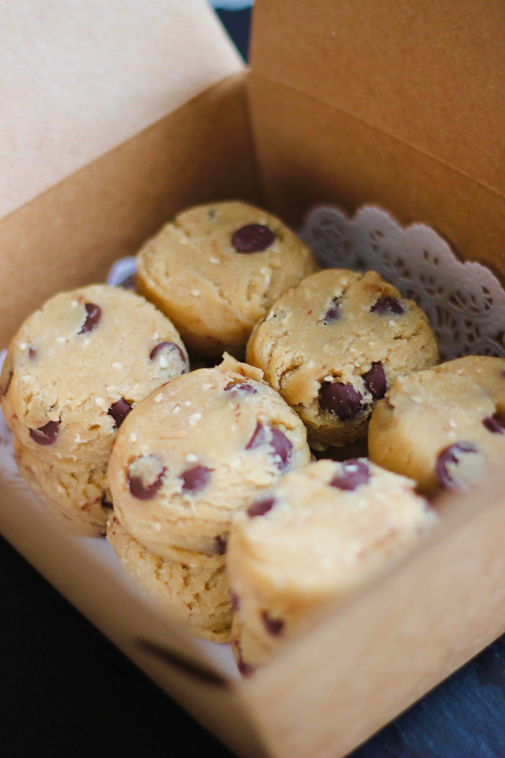 Dozen Frozen Halvah & Chocolate Chunks Cookies | Warda Patisserie